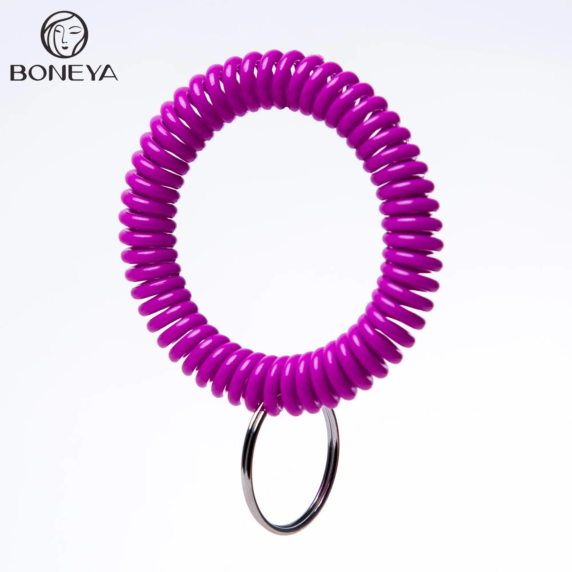 Plastic Helicoiled Rubber Keychain For Kids Outdoor Gym Park - Buy ...