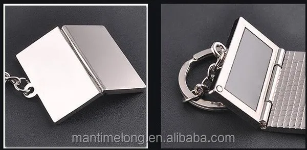 Metal Computer Keychain Laptop Keyring Zinc Alloy Notebook Key Chain ...