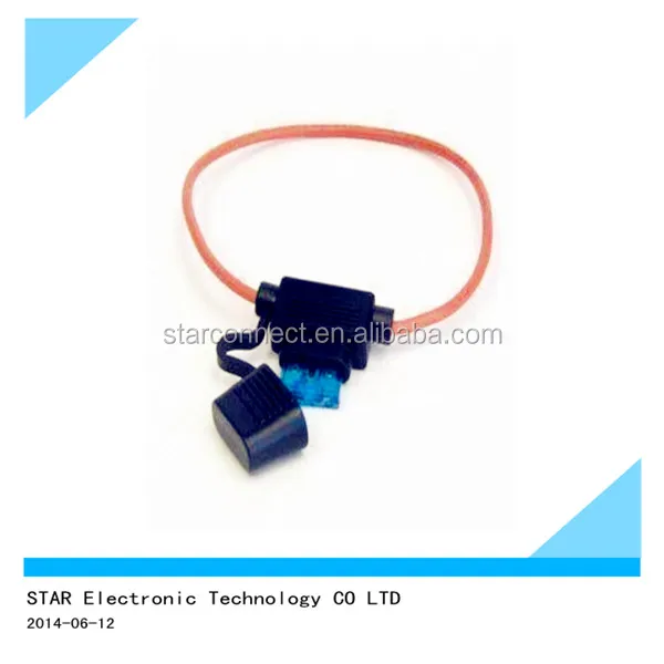Auto 12v 2x Fits Automotive Inline Fuse Holder 30a Mini 14 Ga ...