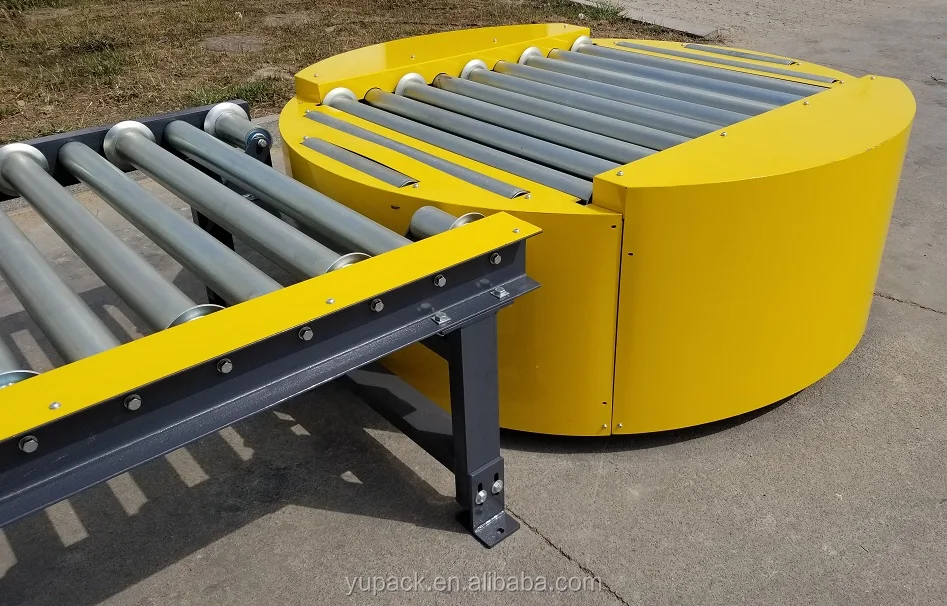 旋回ベアリング構造の90度パレットターンテーブルコンベア - Buy Turntable Conveyor,90 Degree ...