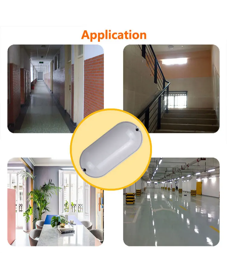 Led Moisture Proof Ceiling Lamp Ip65 15w 175v-265v Bathroom Waterproof ...