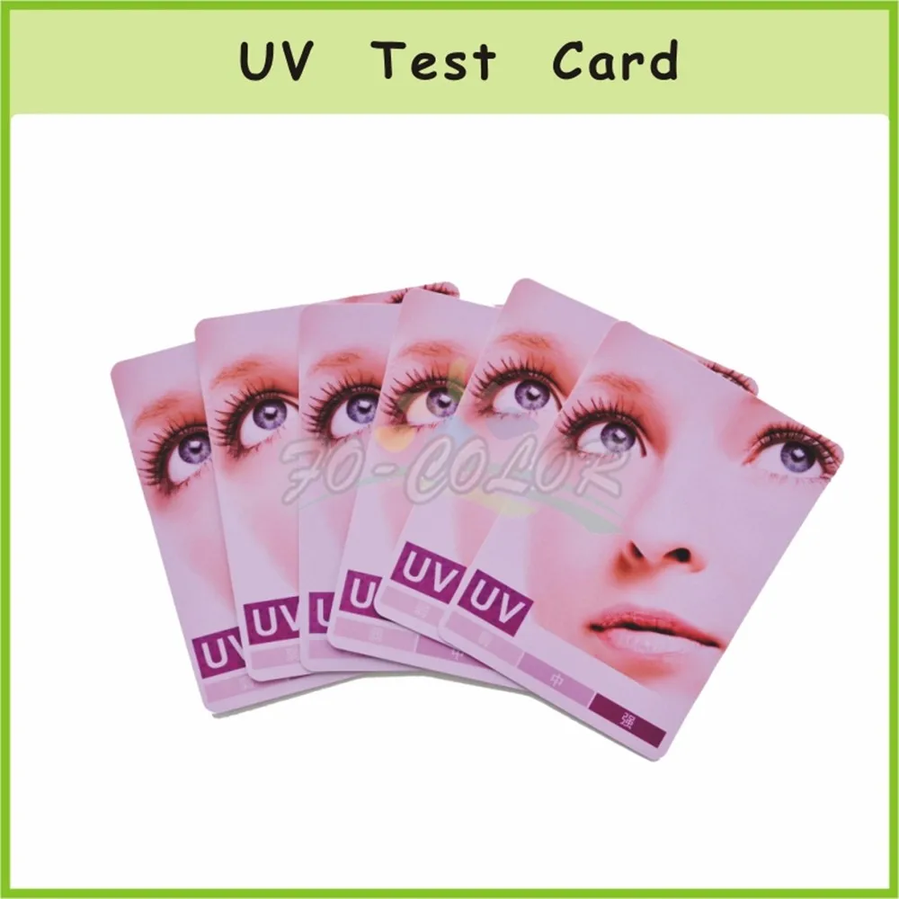 Smart Custom Summer Paper Printed Uv Testing Card /uv Indicator Card ...