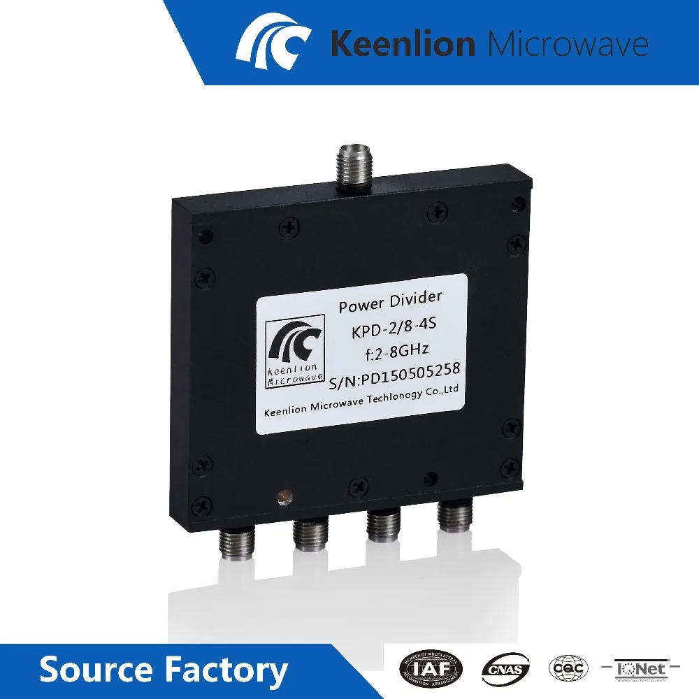 2000mhz-8000mhz 8 Way 50w Wilkinson Rf Power Divider/power Splitter ...