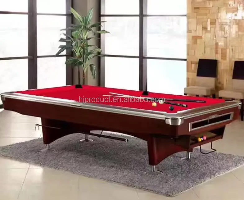 9ft Billiard Pool Table Slate And Solid Wood 9 Ball Billard Table For ...