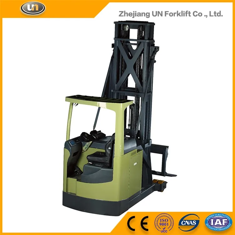 1300kg Small Duty 3 Way Vna Narrow Electric Forklift Price - Buy ...