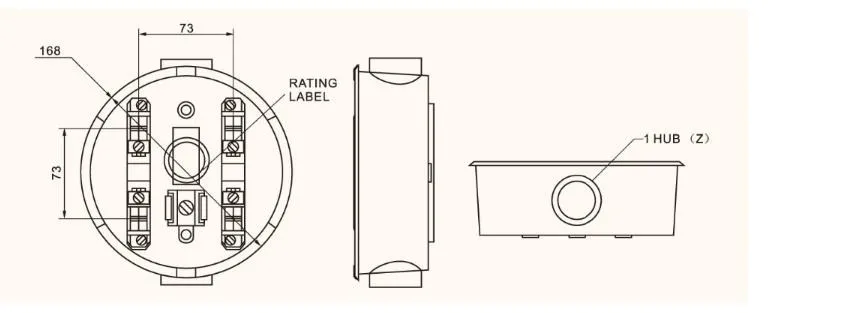100 Amp Round Meter Socket Base with Adjustable Hub