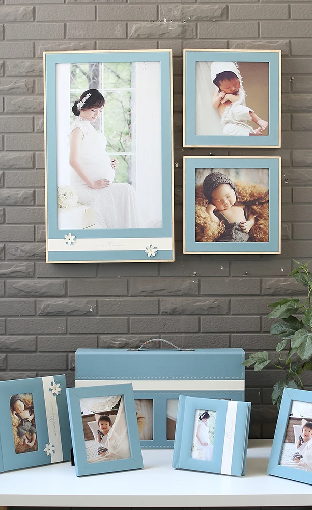 Double 100 Child Funia Solid Wood Picture Photo Frame Set Wholesale ...