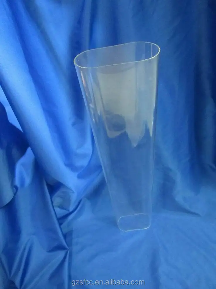 Clear Plastic Cylinder Oval Tube - Buy Clear Plastic Cylinder Tube ...
