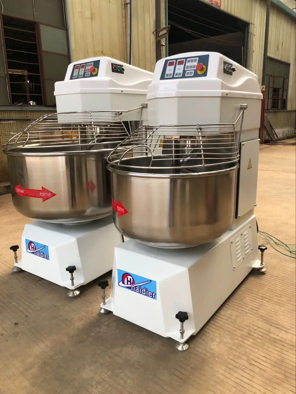 Double Speed 25 Kg Spiral Dough Mixer 50l Dough Kneading Machine - Buy ...