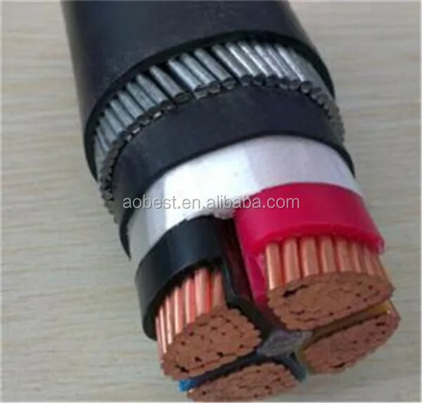 Iec 60502 Iec 60228 Low Voltage Pvc Sheathed Armoured Multicore Power Cable 4x240mm2 For ...