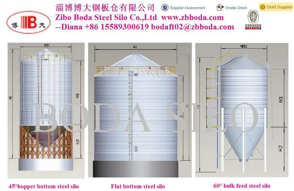 Sawdust Steel Silo Tank,Wooden Chips Steel Silo Bins,Wooden Pellets ...