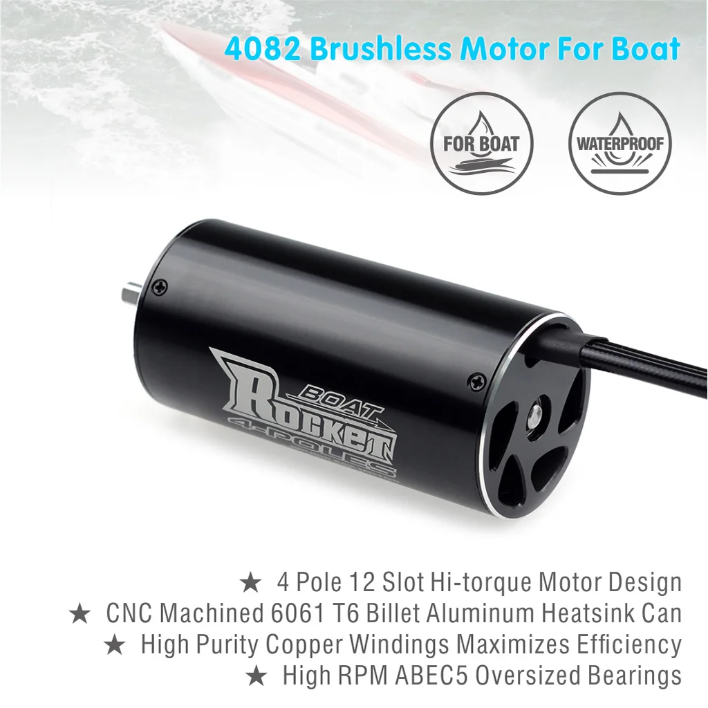 Rocket 4082 Sensorless Brushless Motor For Rc Boat - Buy Rc Boat,Motor For Rc Boat,Sensorless ...