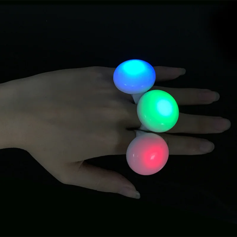 Dlwy Led Finger Light Up Lamp Fashion Flashing Led Finger Ring For ...