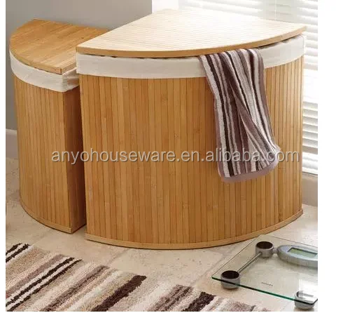 BAMBOO Foldable Canvas Laundry Hamper with Handles and Legs| Alibaba.com