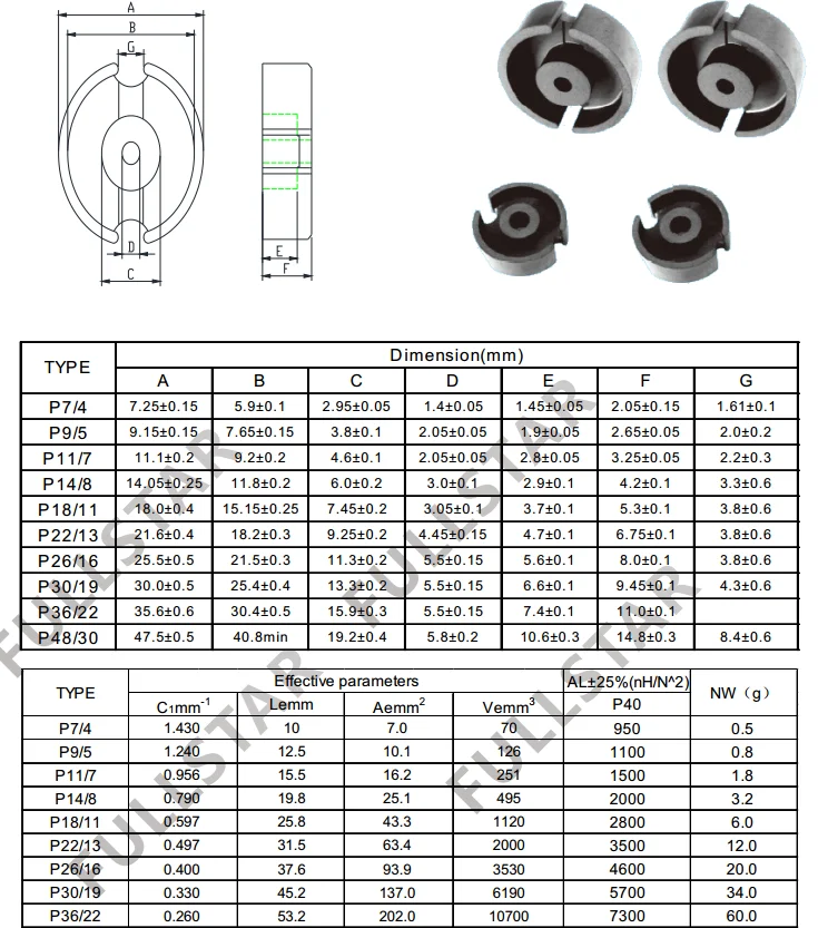 Ferrite Core Pot Core Bobbin P36 Bobbin - Buy Pot Core Bobbin,Bobbin ...