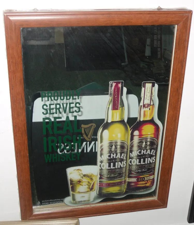 Personalised Pub Mirror,Vintage Style Mirrored Pub Sign Custom Home Bar ...