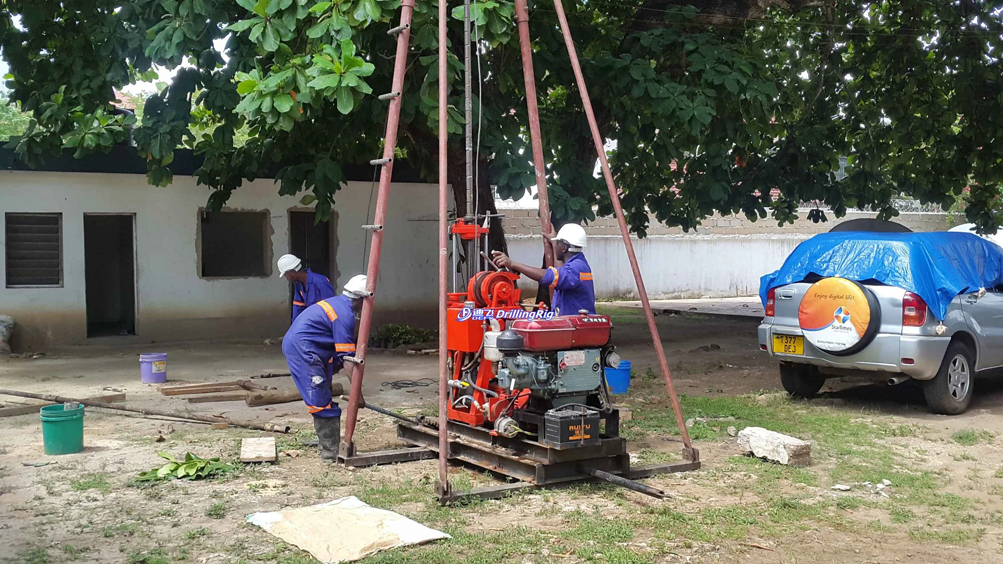 Portable Xy-100 Diamond Spt Soil Test Borehole Mining Drilling Rig ...