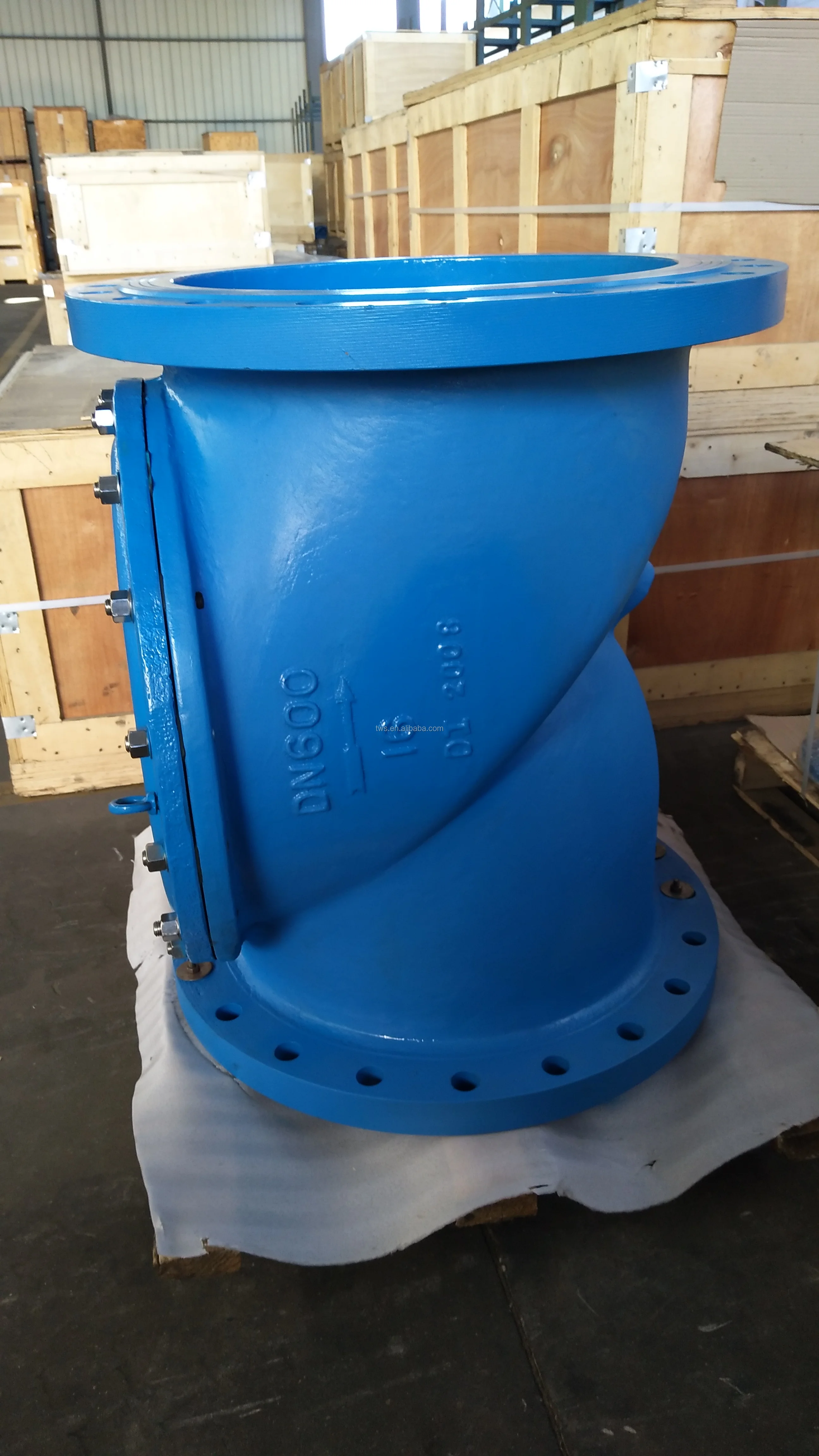DN600 PN16 Ductile Iron Rubber Flapper Swing Check Valve| Alibaba.com