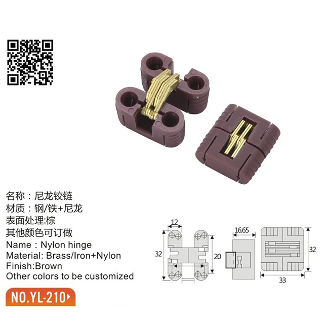 Factory Price Concealed Hinge Pivot Plastic Door Hinge Small Plastic ...