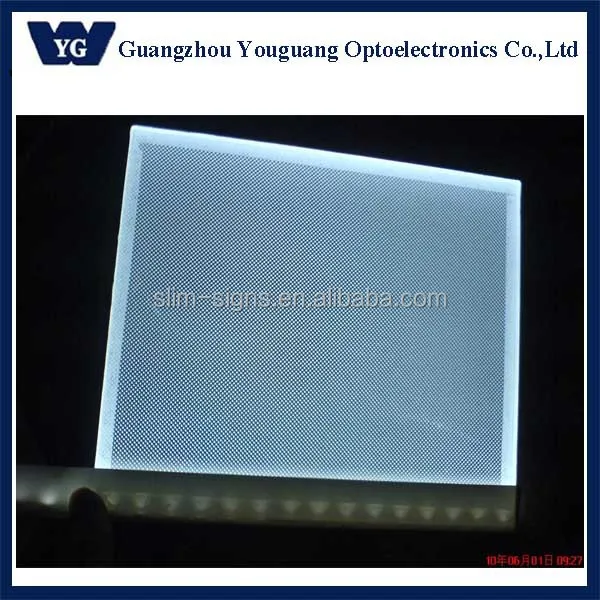 Silk Screen Printing Light Guide Panel/lgp For Led Lighting&advertising ...