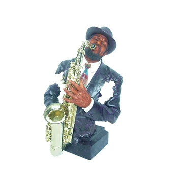 20 Inch Resin Black Band Musician Statues Jazz Figurines - Buy Jazz ...