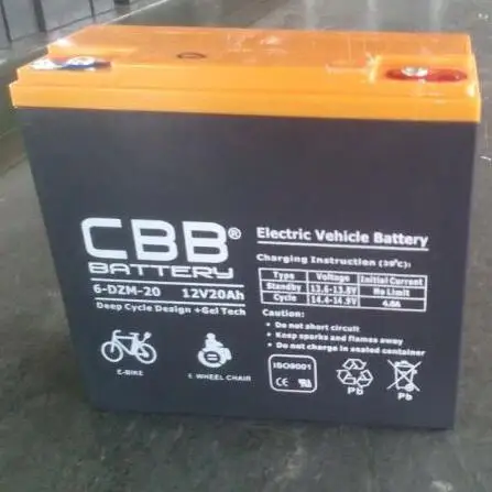 Cbb 12v 20ah Ebike Battery 6-dzm-20 - Buy Battery 6-dzm-20,6-dzm-20 ...