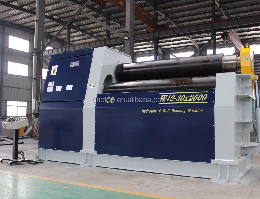 High Performance Cnc Veneer Reeling Machine 4 Rollers Plate Rolling ...