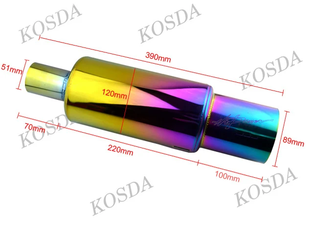 Rainbow Hi-power Js Racing Exhaust Muffler - Buy El Silenciador De ...