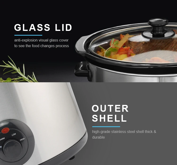 Custom Oem Odm Commercial Big Industrial Slow Cooker Multi-function ...