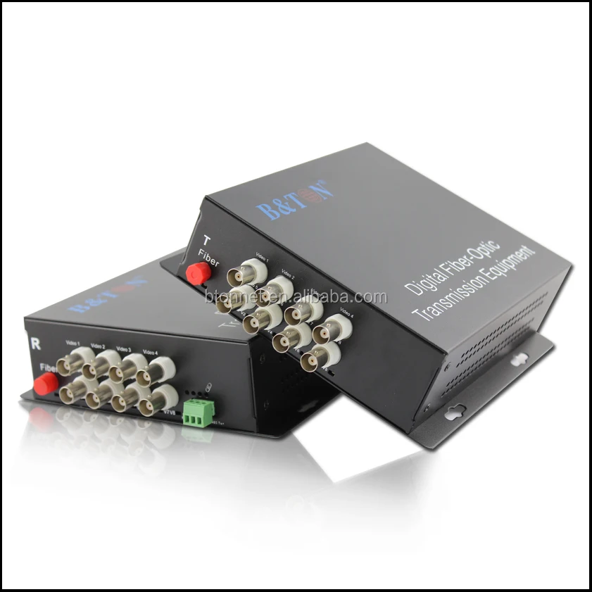 1~16ch Analog Bnc Video Converter+rs485 Data/audio/ethernet/phone ...