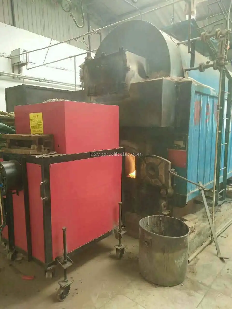 Full Automatic Ignition Automatic Biomass Pellet Gasifier Burning ...