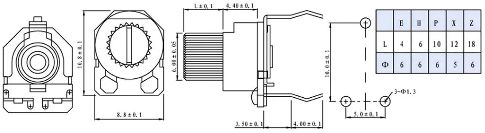 8mm Trimpot Trimmer Potentiometer 1k 5k Ohm 20k 10k 100k 22k 223 103 ...