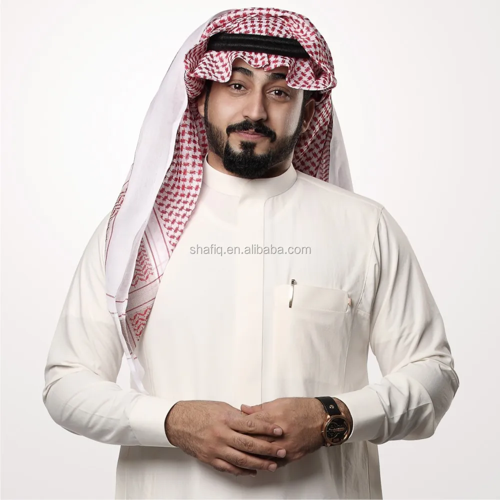 Arabia Robe Fabric - 100% Spun Polyester White Robe Fabric