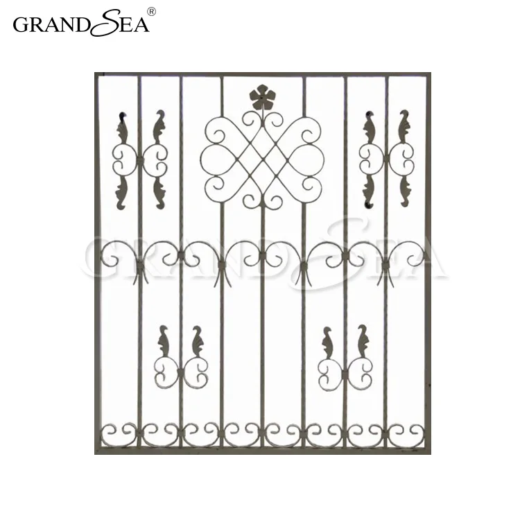 Interior House Wrought Iron Window Modern Designs by GRANDSEA