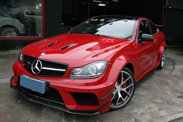 Complete Body Kits C-class W204 Black Series 2 Door Wide Style 12y ...