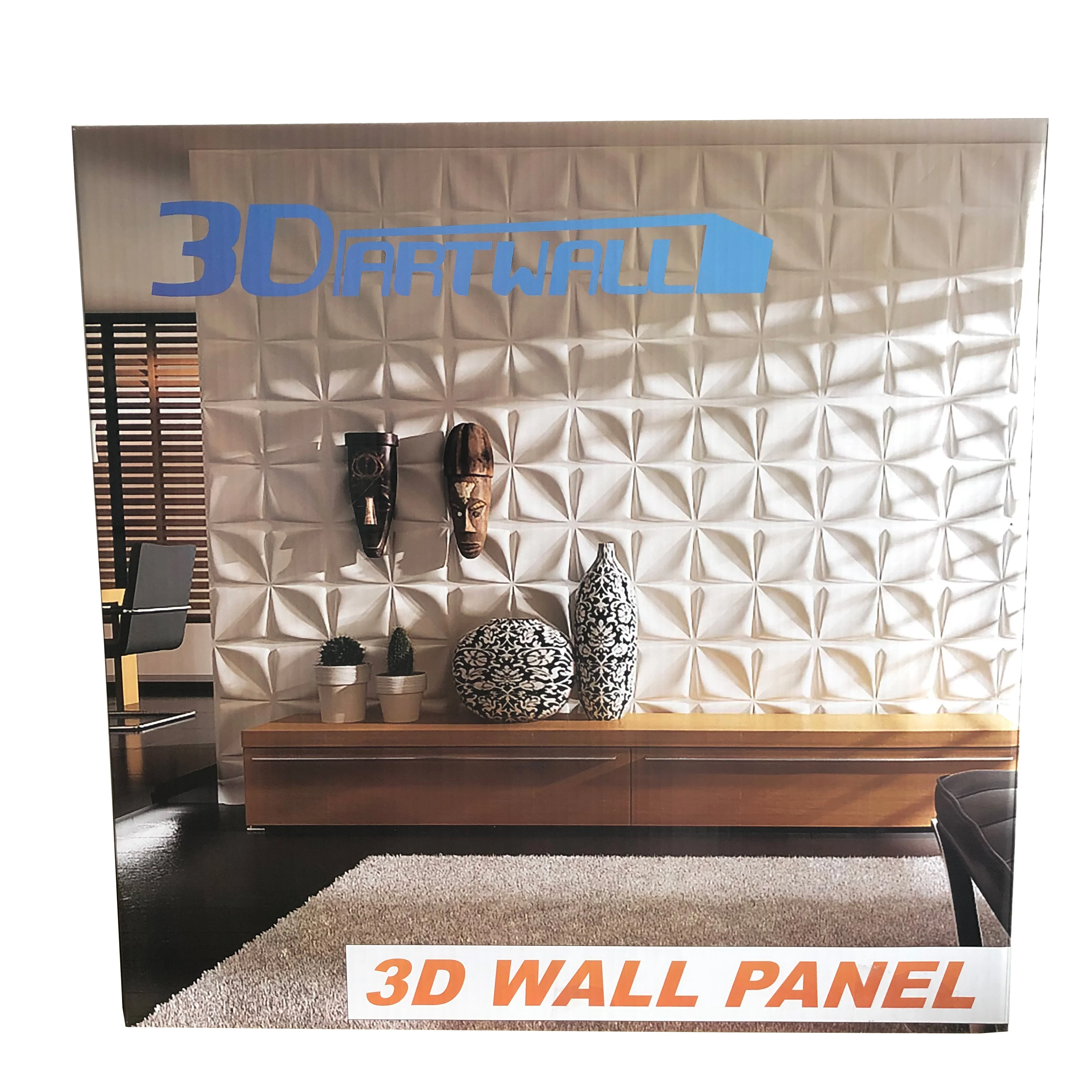 3d Pvc Wall Panel Y Cubierta De Pared De Pvc Para Decoracion Interior ...