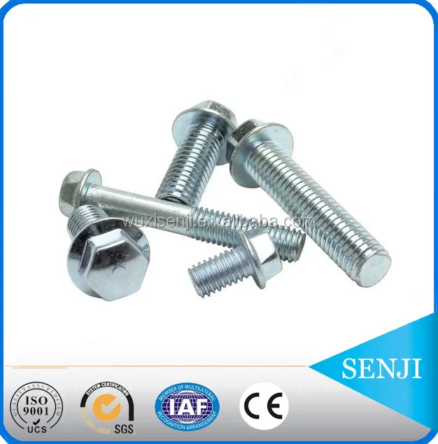 M19 M25 Stainless Steel 12 Point Hex Flange Bolts/din 6921 Flange Bolts ...