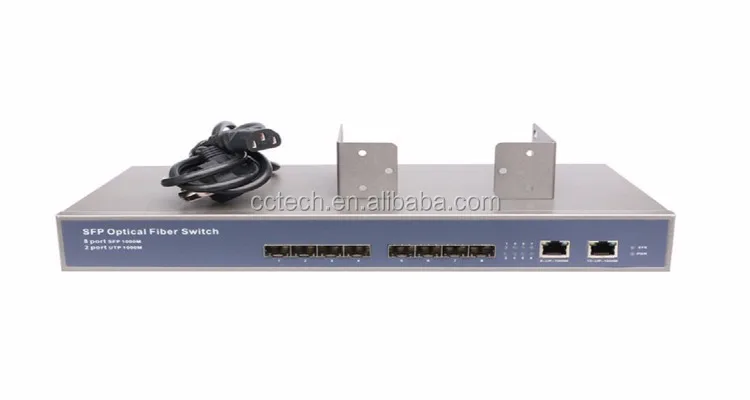 Realtek 13" Rackmountable 8 Port 1000mbps Sfp Switch With 2 Port ...