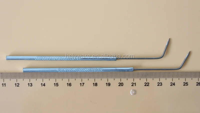 Lab Use Metal Handle Straight Or Angled Mounted Teasing Needle ...