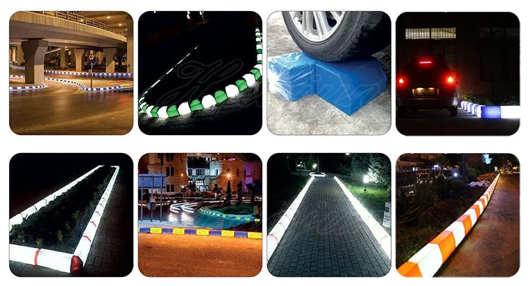 Custom LED Curb Stones for Outdoor Use - Durable, IP67 Rated, 16 Colors ...