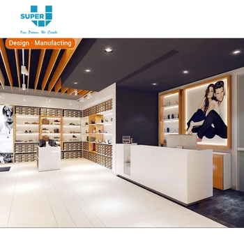 Boutique Shoes Shop Counter Design Showcase Modern Shop Counter Design ...