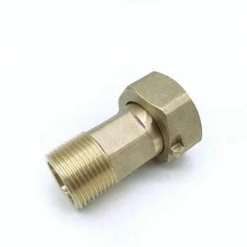 1" Inch Brass Water Meter Outlet Connection One Way Thread Adapter ...