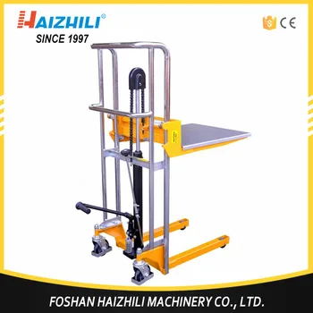 High Quality Light Weight Portable Hand Stacker With 400kg Loading ...