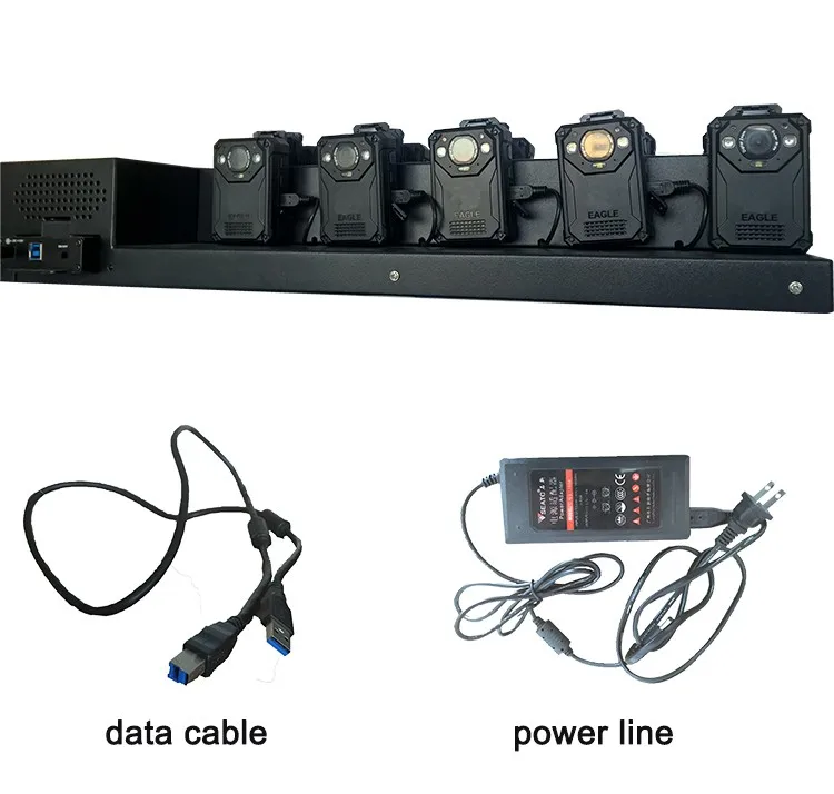 Hot Sale 10 Ports Docking Station 1080p Full Hd Body Worn Camera For ...