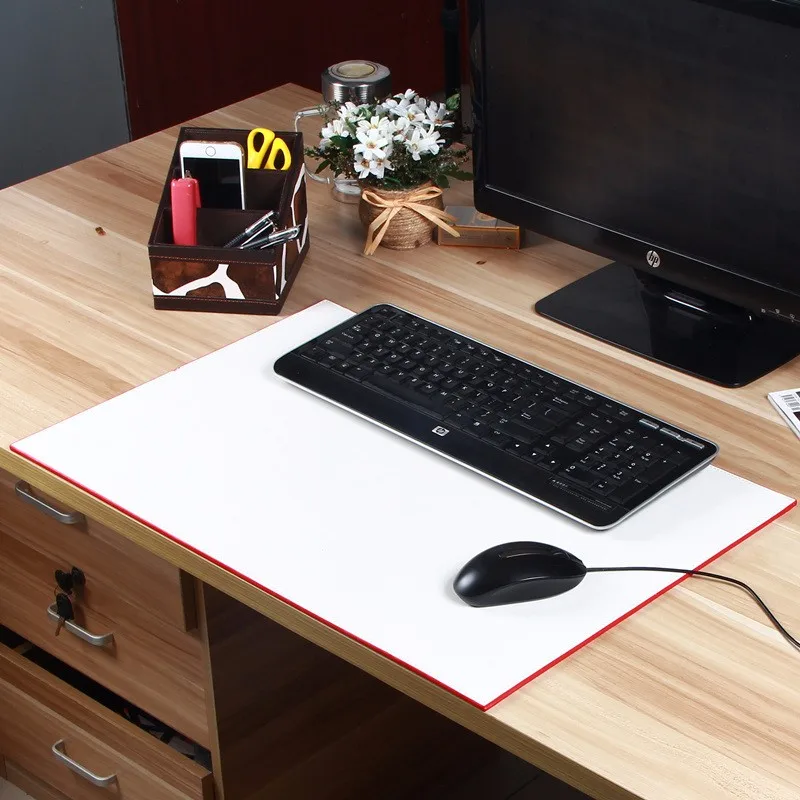 Leather Large Executive Desk Pad Office Table Mouse Pad - Buy Leather ...