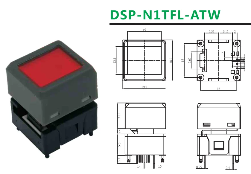 Lakeview 12V DC LCD Display Screen with Programmable Switch