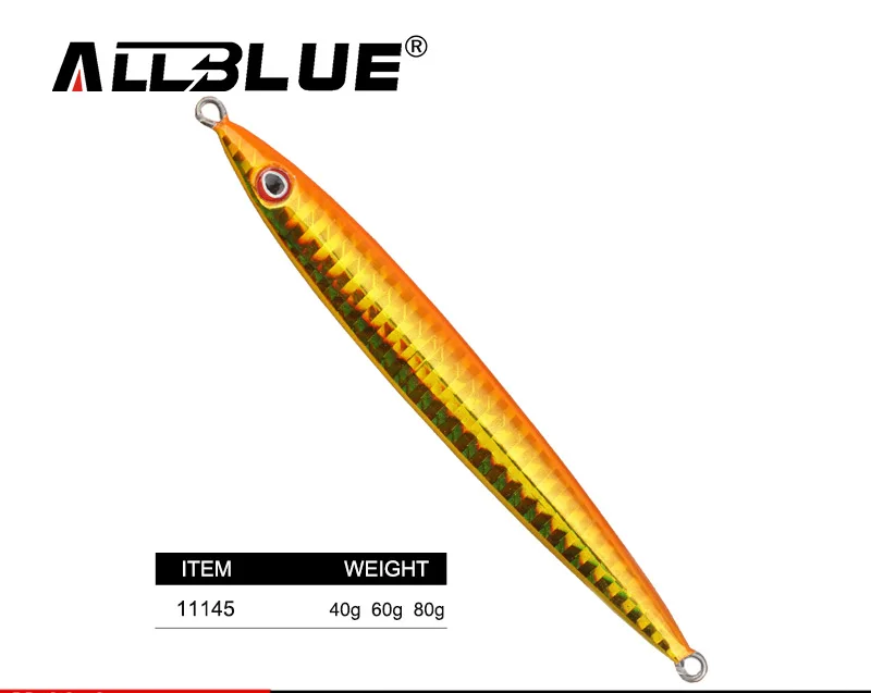 Allblue New Special Smooth Speed Jig 40g 60g 80g Fishing Lure Lead Fish Vertical Jig Mold - Buy ...