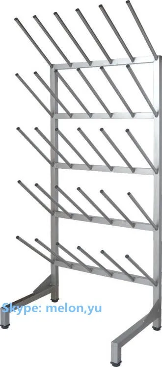 Stainless Steel Mobile Boot Rack 30 For Hospital Or Clean Room - Buy ...
