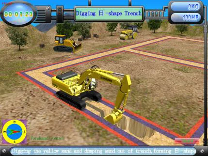 Popular Excavator Training Simulator - Construction Machinery
