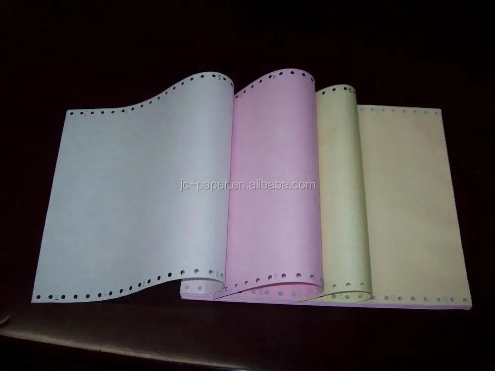 Carbonless Continuous Printing Paper - Buy Carbonless Continuous Paper ...